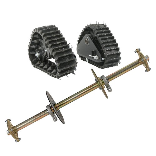 Snow Sand Track Set Sled Rear A xle Go Kart UTV ATV Quad Rear Wheel ...
