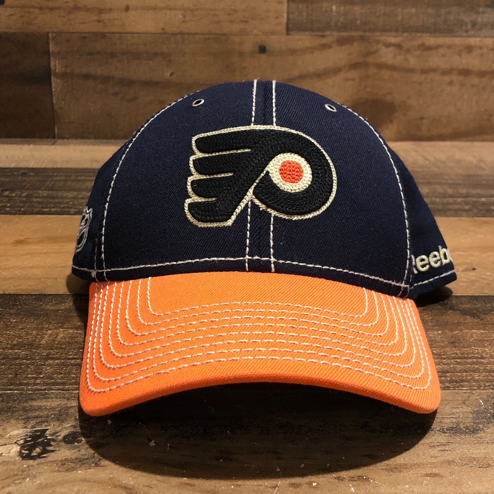 Philadelphia Flyers Hat Cap Mens XL Fitted Blue Orange NHL Hockey ...