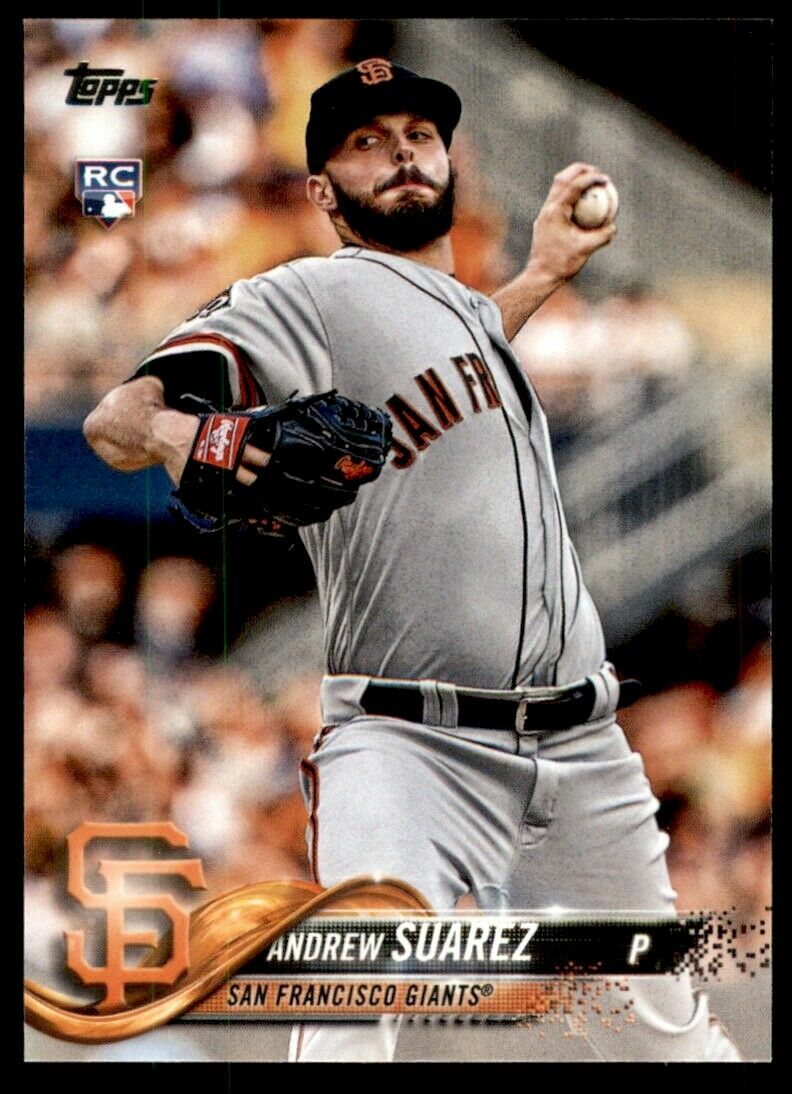 2018 Topps Update #US261 Andrew Suarez San Francisco Giants Rookie Card ...