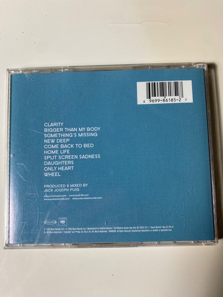 John Mayer Heavier Things - Audio CD 2003 Blues Rock VERY GOOD | eBay