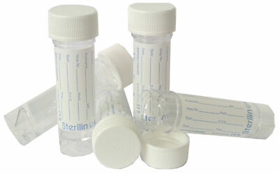 Urine Sample Bottles Containers Pots 30ml Sterile Universal With Label ...