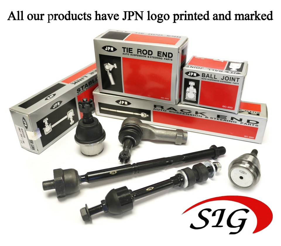 12PC Front Suspension Control Arm Tie Rod End Kit for 2003 - 2009 ...