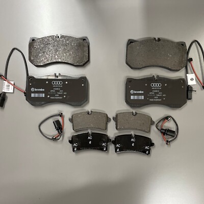 OEM AUDI RS7 CARBON-CERAMIC BRAKE PADS AND BRAKE PAD WEAR SENSORS | eBay