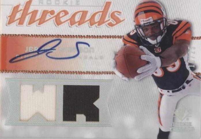 2008 SP Rookie Threads - Rookie Threads Jerome Simpson #RT-SI Position ...
