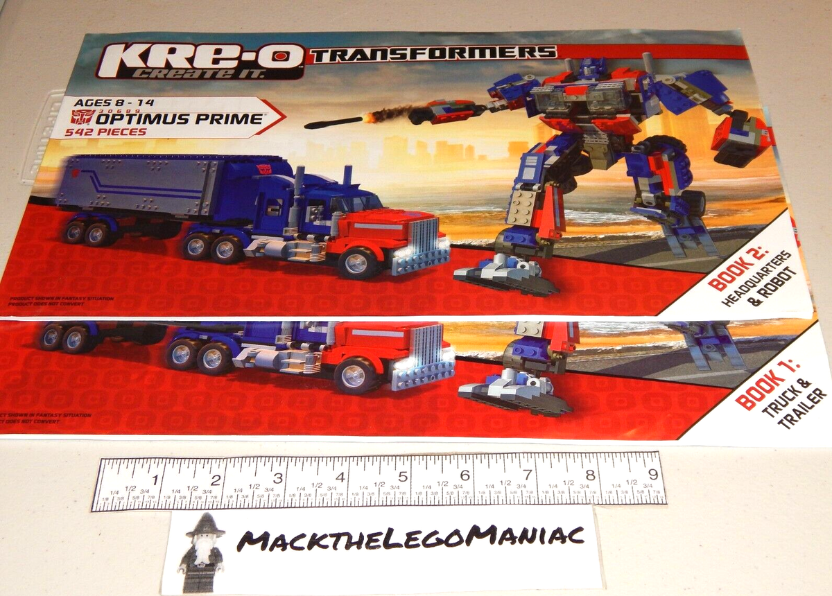 Transformers Revenge Of The Fallen Optimus Prime Toy Instructions