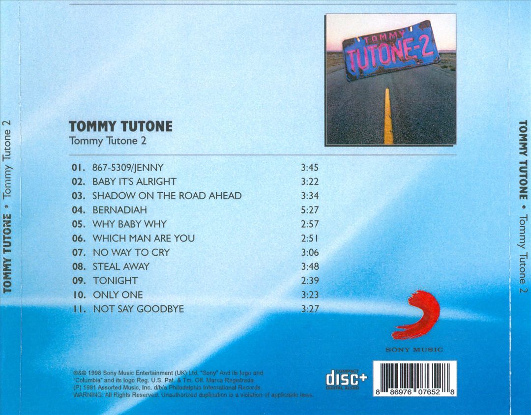 TOMMY TUTONE - TOMMY TUTONE 2 NEW CD 886976076528| eBay