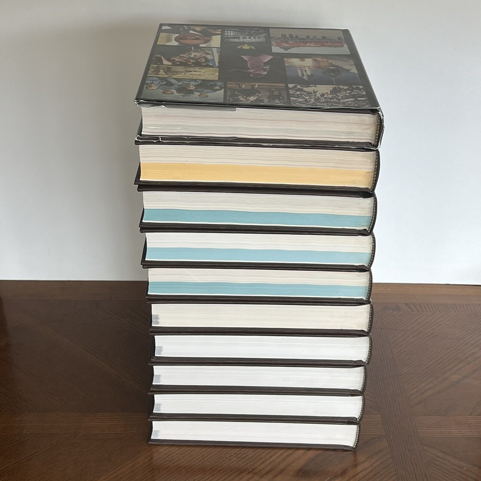 Encyclopedia Britannica Encyclopaedia Yearbooks 1984-1993 Lot 10 | eBay