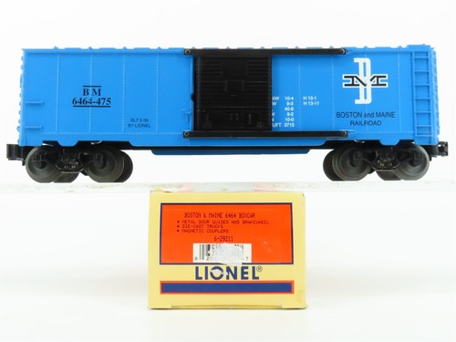 O Gauge 3-Rail Lionel 6-29211 BM Boston & Maine Railroad Box Car #6464 ...