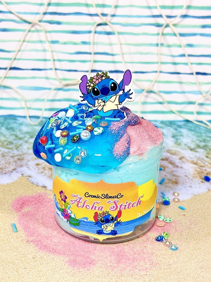 Aloha Stitch Cloud Slime ~ Stretchy~ Scented~ Slime Shops~ ASMR | eBay