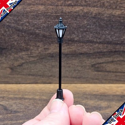 10x 3V Miniature Street Light Lamp Post Model for 1:76 N/OO Gauge Train ...