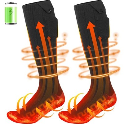Heated Socks for Men Women, Upgraded 7500mAh Rechargeable Electric ...