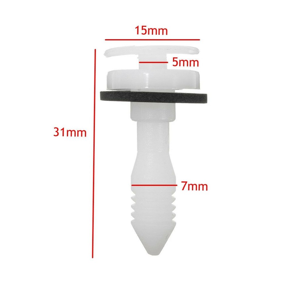 Interior Fastener Clip Set for Jaguar S Type and X Type 50Pcs Door Trim ...