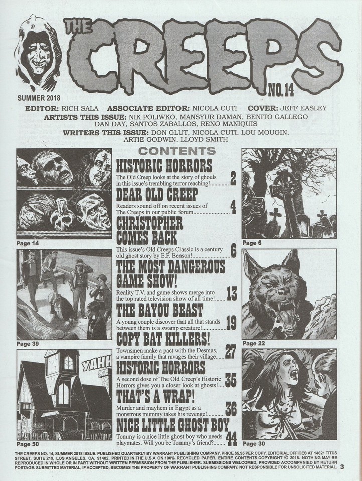 CREEPS MAGAZINE ISSUES #1 - 32 & SHUDDER MAGAZINE 1 - 17 YOU PICK | eBay