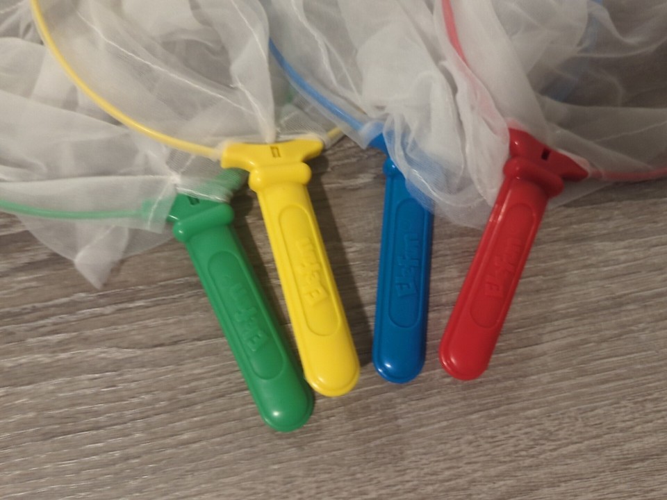 Hasbro Elefun Butterfly Catching Game 4 Replacement Nets Pieces Parts ...