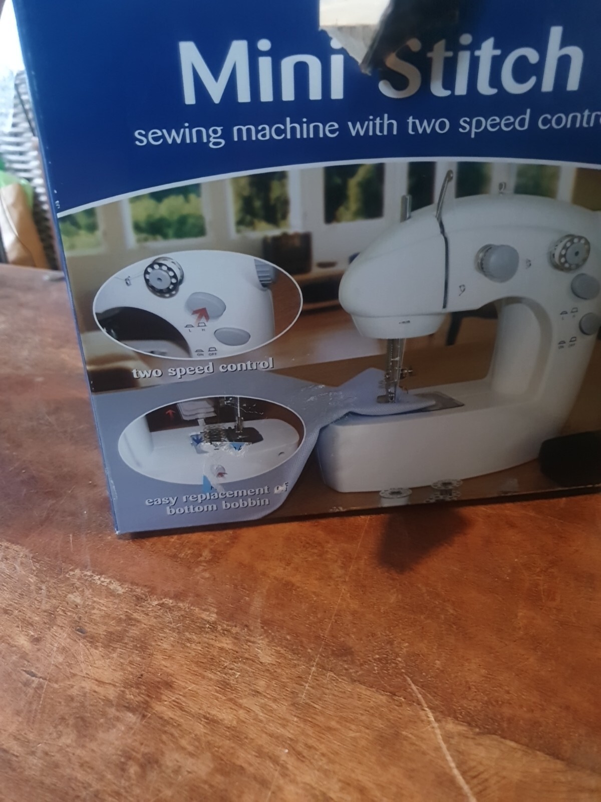 Mini Stitch Two Speed Sewing Machine With Box. Wd3010c for sale online ...