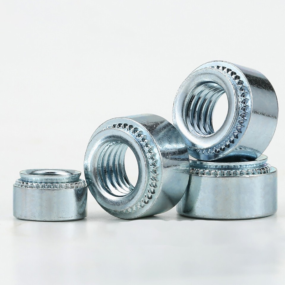 SELF CLINCHING NUTS ROUND THREADED INSERT SHEET METAL PRESS SWAGE NUTS ...