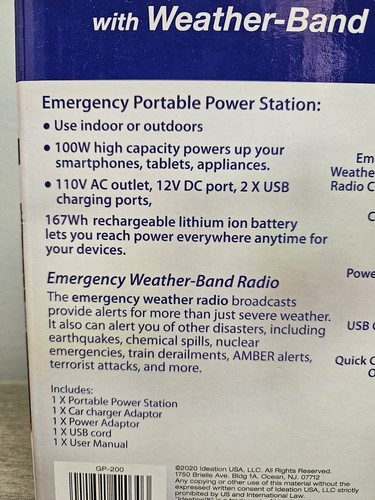 Go Power Plus GP200 Portable Power Station for sale online | eBay