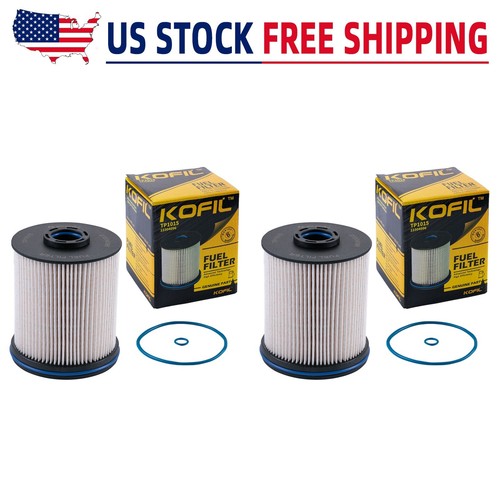 2Pack TP1015 Fuel Filter for 6.6L Duramax GMC Sierra 2500HD 3500HD 2014 ...