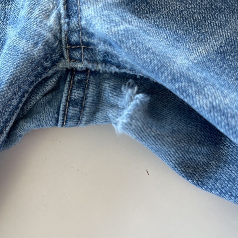 Lucky Brand Jeans Bridgette Skinny Womens 2/26 Blue 1990 Patch Pocket ...