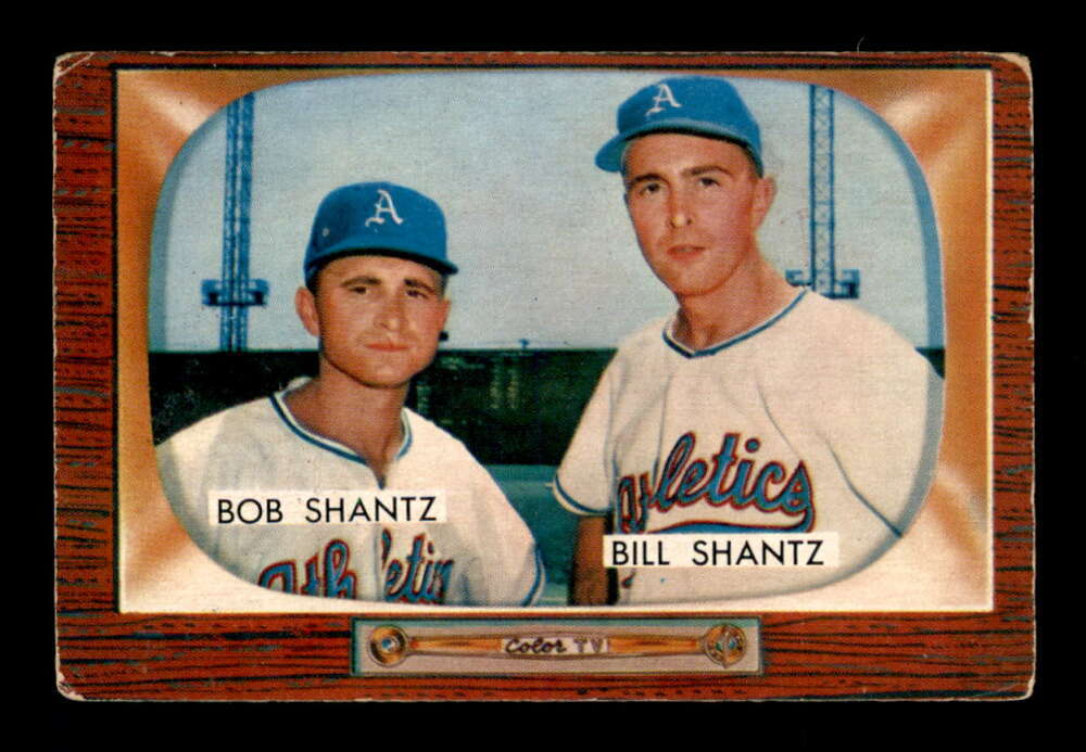 1955 Bowman #139 Bob Shantz / Billy Shantz Brothers G/VG X3183511 | eBay