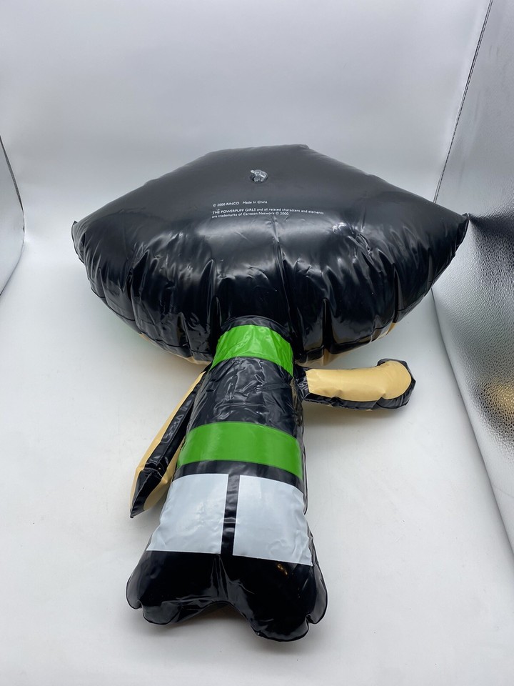 VTG Power Puff Girls Buttercup 24" Inflatable Blow Up Toy - 2000 Rinco ...