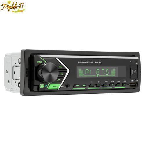 12V Car In-dash Stereo Radio Bluetooth 7-Colorful Player MP3/USB/TF/AUX ...