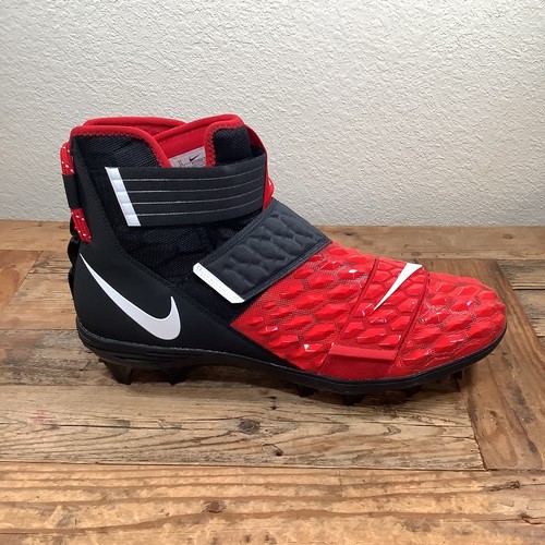 Nike Force Savage Elite 2 Men Size 17 Red Lineman Football Cleats ...