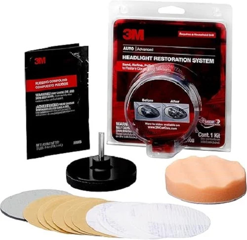 3M Headlight Lens Restoration System, 39008, 1 Kit | eBay