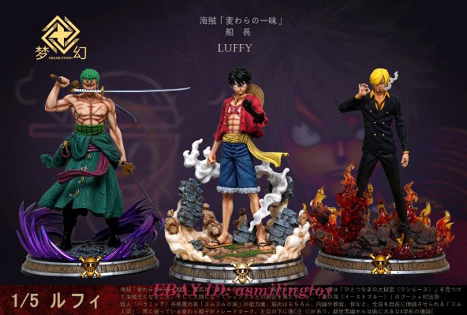 Dream Studio One Piece Monkey D Luffy Resin Figure Model Painted Statue ...
