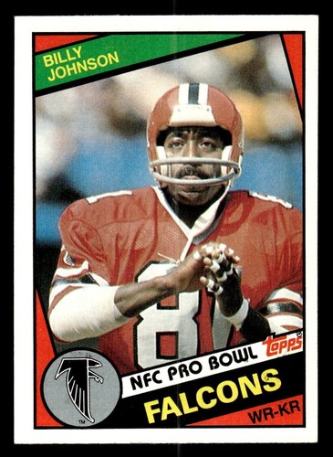 Billy Johnson 1984 Topps Card #215 Atlanta Falcons | eBay