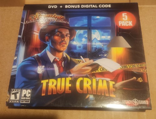 True Crime - Amazing Hidden Object Games PC CD-ROM, DVD 5 Game Pack ...