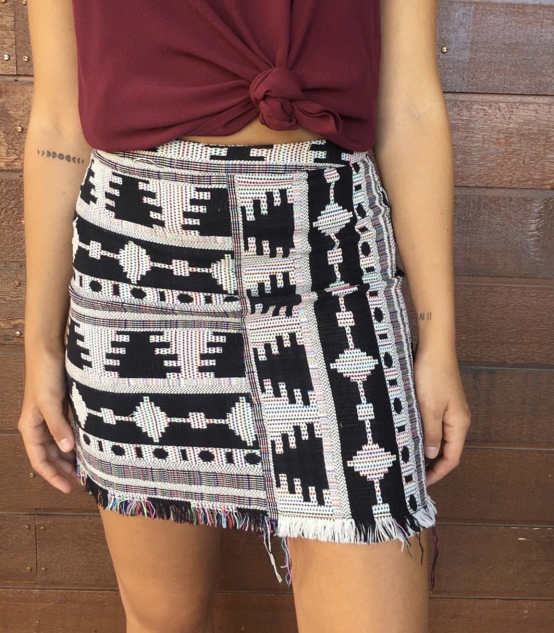 Aztec Mini Skirt | eBay