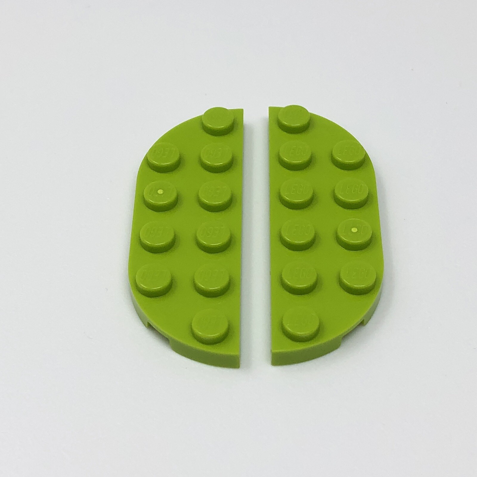 18980 LEGO Parts Plate Round Corner 2x6 Double LIME (2) | eBay