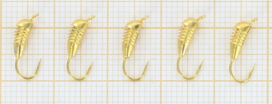 Tungsten Ice Fishing Jigs - Marmooska Winter Jig Heads (Hook #14 ...