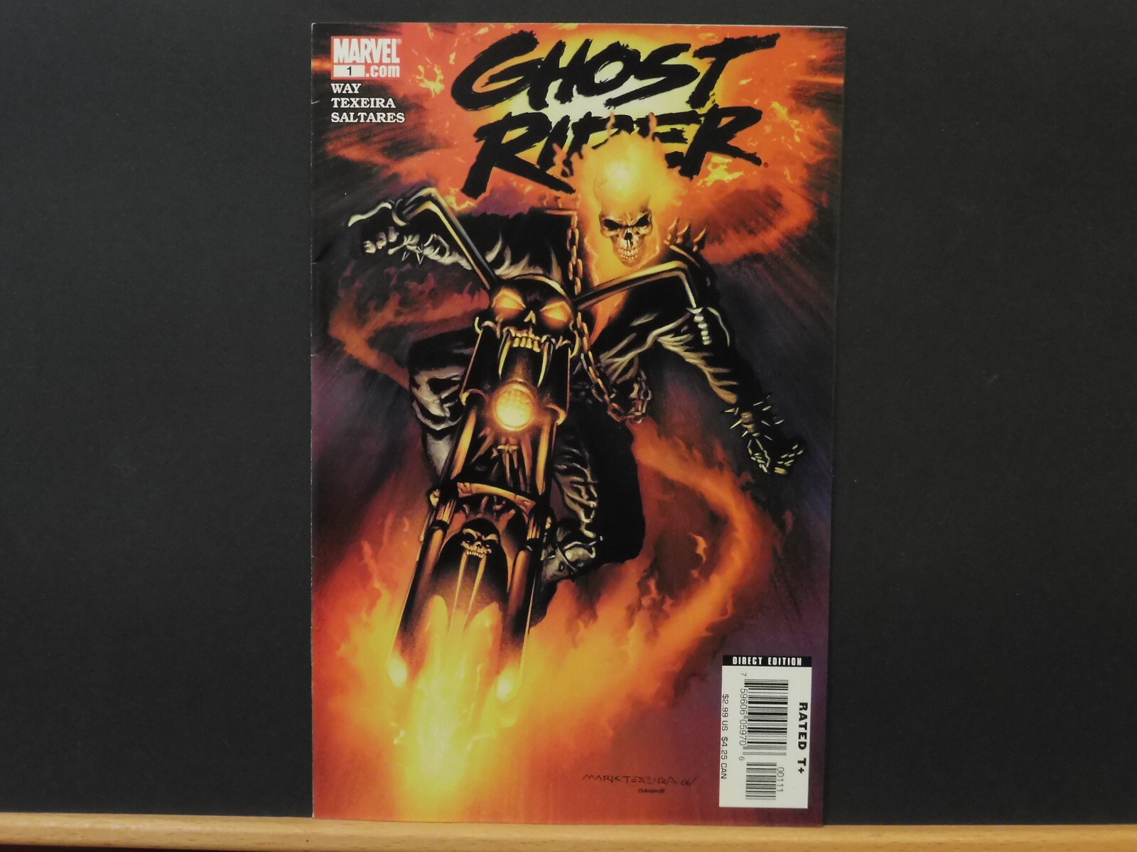 Marvel Comics: GHOST RIDER #1 September 2006 Daniel Way, Saltares ...