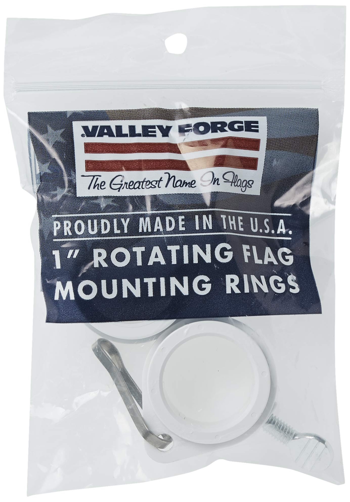 Valley Forge Inc 28219 28219 Flag Mounting Rings, 2-Pack (Valley Forge ...