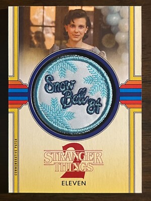 2019 Topps Stranger Things 2 #CP-11S Eleven Snow Ball '84 Patch | eBay ...