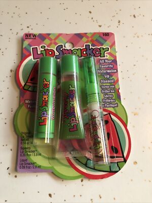Vintage Bonne Bell Lip Smacker 3 Piece Set , Watermelon # 160 | eBay