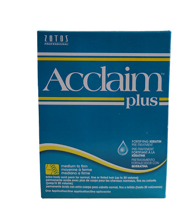 ACCLAIM PLUS PERM EXTRA BODY MED TO FIRM NORMAL, TINTED, FINE. WITH KBF ...