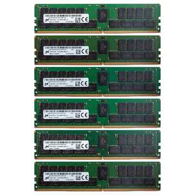 Dell PowerEdge T440 T640 M640 FC640 192GB (6x32GB) DDR4 2666MHz PC4 ...