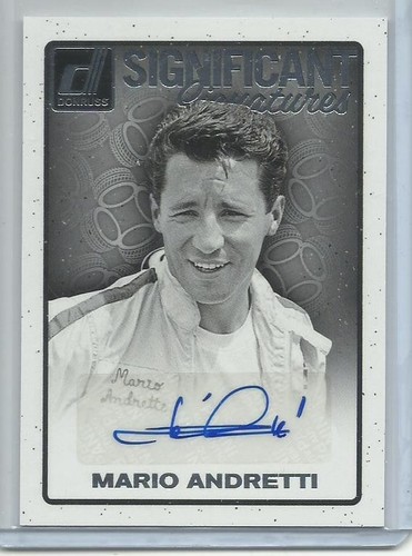 2017 Panini Donruss Racing Significant Signature S-MA Mario Andretti ...