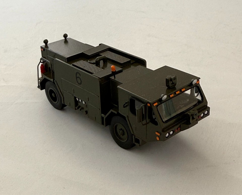 HO 1/87 Oshkosh P19 – Military Firefighter - Ready Made Resin Model | eBay