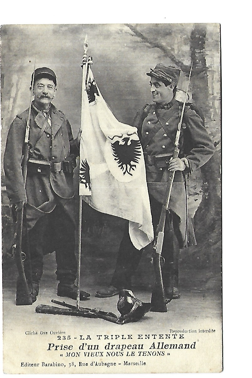 Military Guerre 1914 La Triple Entente Taken D One Flag German | eBay ...
