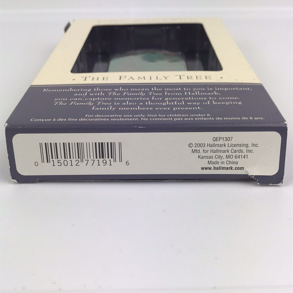 Hallmark Keepsake Ornament Photo Frame 2003 Quilt Of Memories Family ...