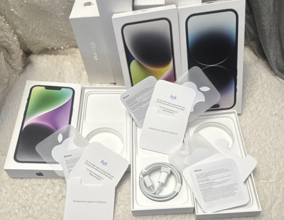 Apple iPhone Boxes only. IPhone 4, 6, 7Plus, 11, 14, 14 & 14Pro. | eBay