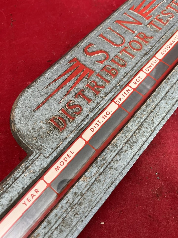 Sun Distributor Tester Machine - Sign Topper | eBay