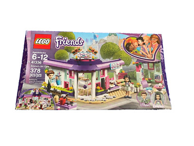 2018 LEGO FRIENDS 41336 EMMA'S ART CAFE FACTORY-SEALED UNOPENED BOX 378 ...