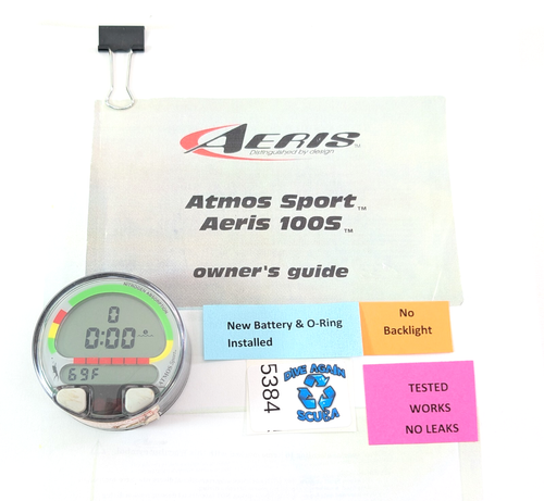 Computer Subacqueo Aeris Atmos Sport Puck Con 2 Pulsanti #5384 | eBay