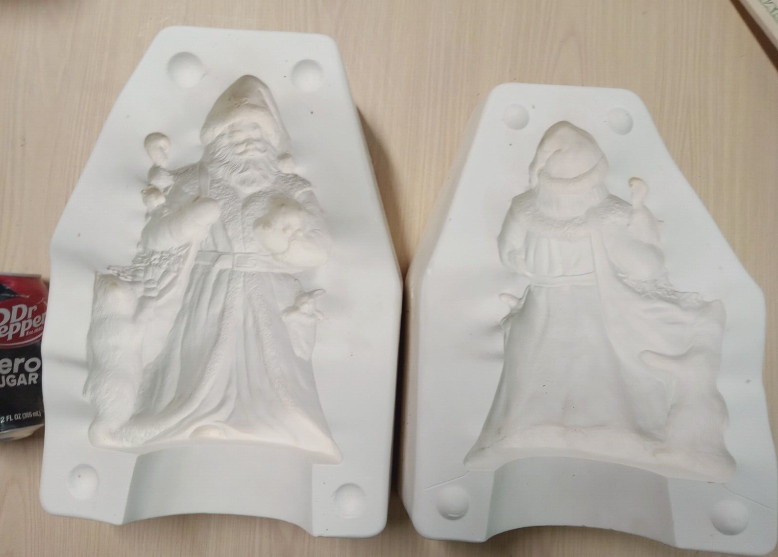 Provincial P990 9.75" T Old World Santa Slip Casting Ceramic Molds ...