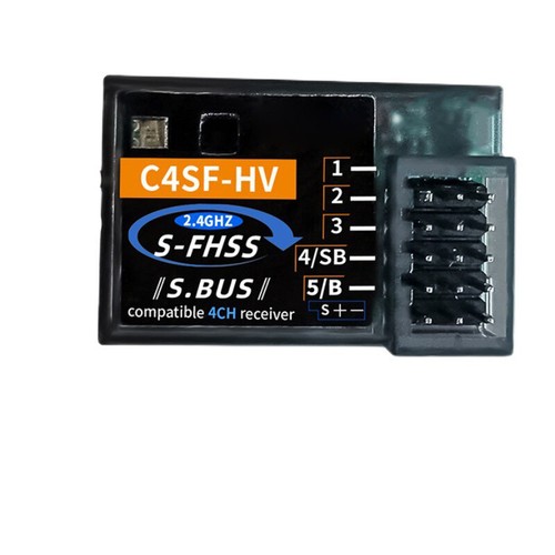 C4SF-HV Splash Resistant Receiver For Futaba 1SBUS 4chan 3PV 4PX 7PX 2 ...